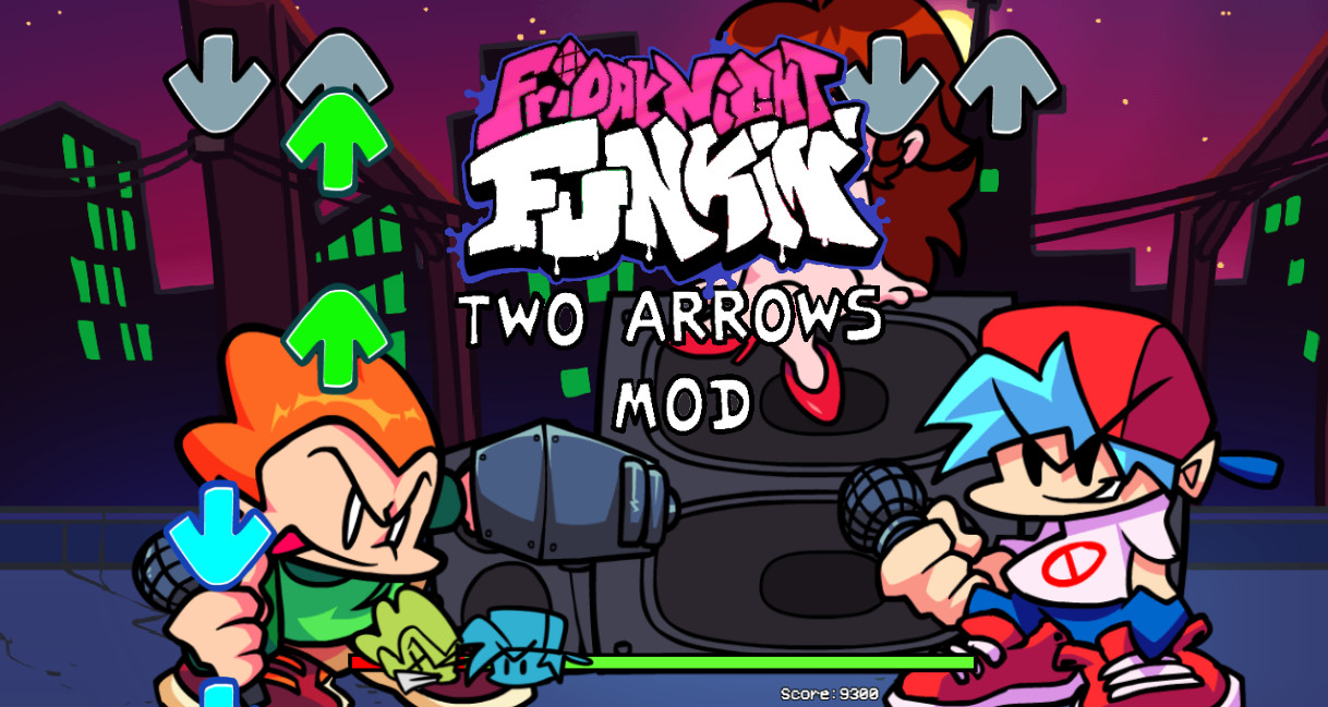 FNF But With Two Arrows Mod for Friday Night Funkin' | FNF Mods