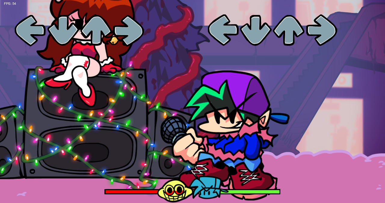NEO Boyfriend over Christmas BF Mod for Friday Night Funkin' | FNF Mods
