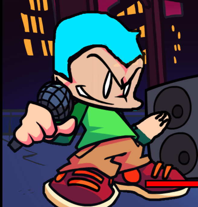 My OC Timothy over Pico [Friday Night Funkin'] [Mods]