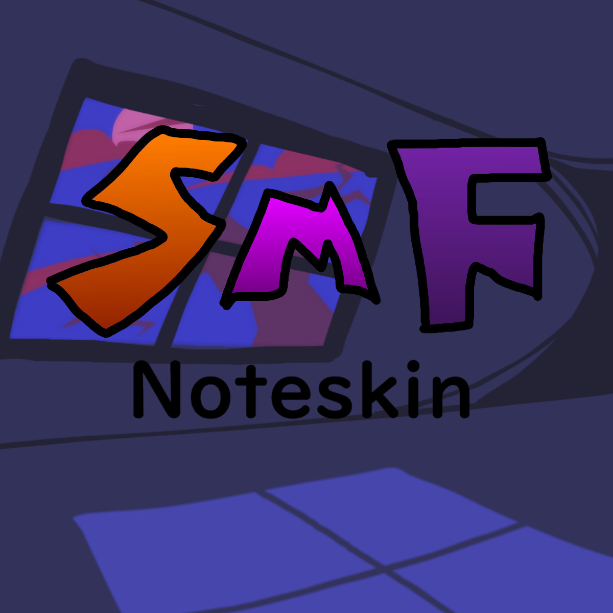 SMF Noteskin [Friday Night Funkin'] [Mods]