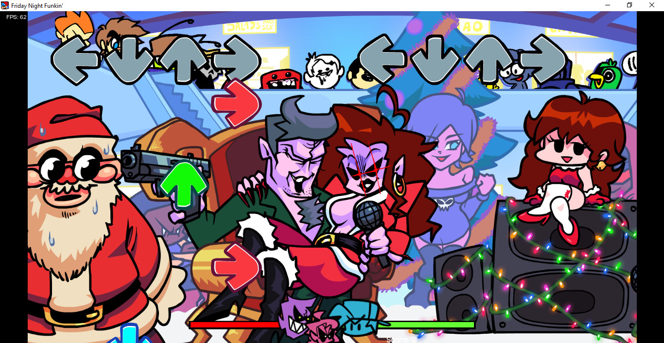 Colored Week 5 Background Mod for Friday Night Funkin' | FNF Mods