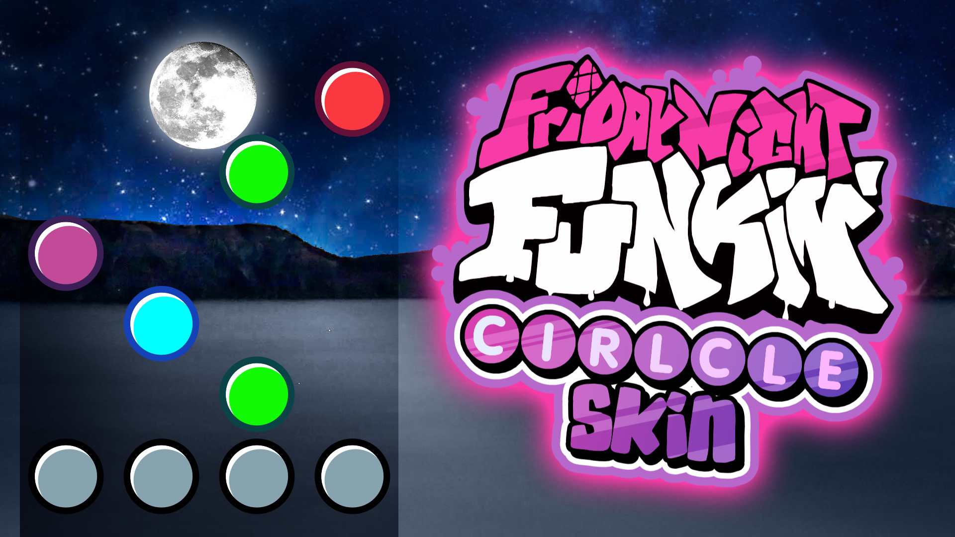 Friday Night Funkin': Circle Skin Mod for Friday Night Funkin' | FNF Mods
