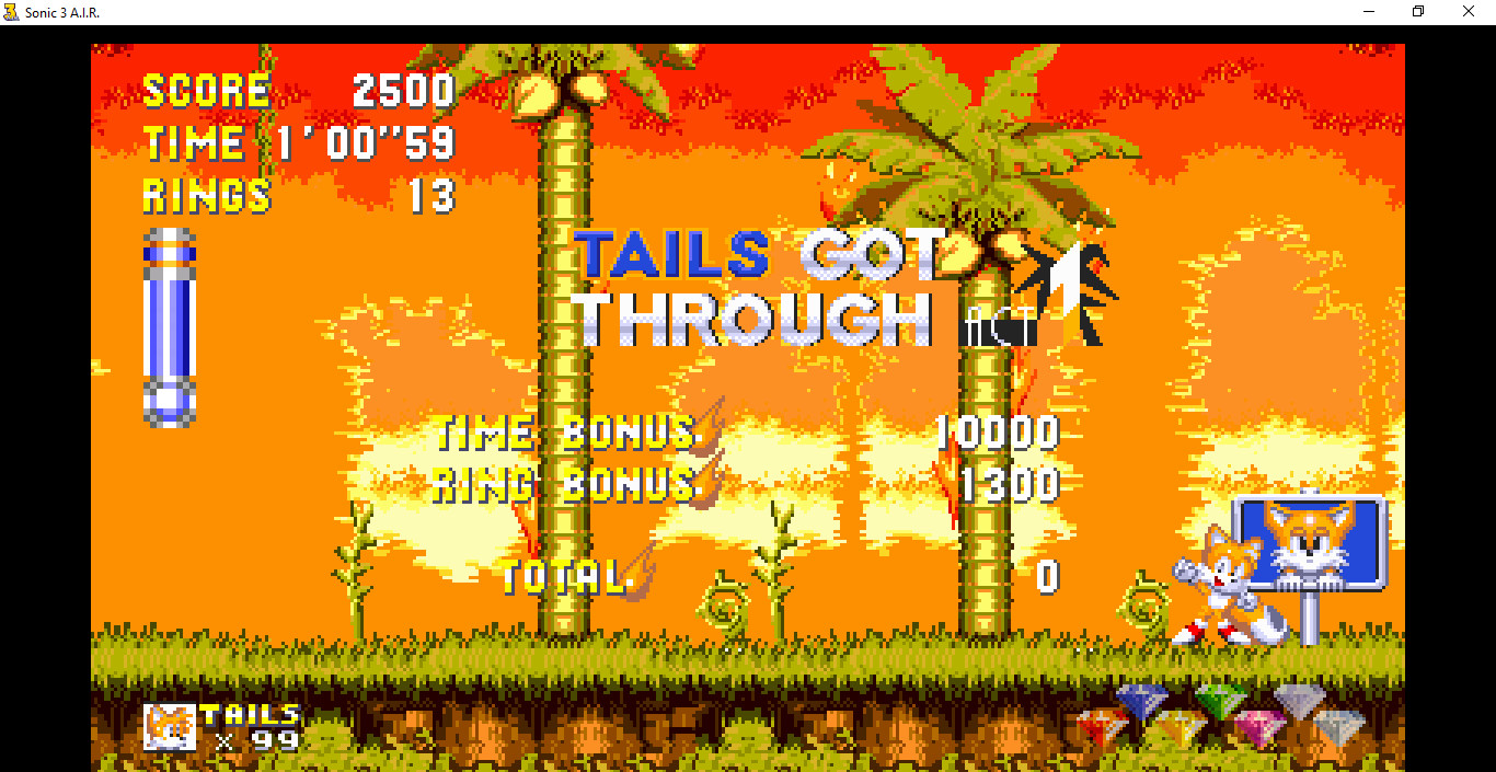 Sonic 2 Beta-esque Signposts Mod for Sonic 3 A.I.R. | S3AIR Mods