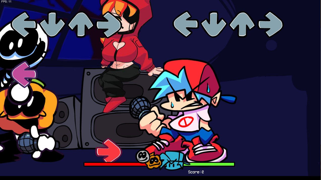 Ruria over GF Mod for Friday Night Funkin' | FNF Mods