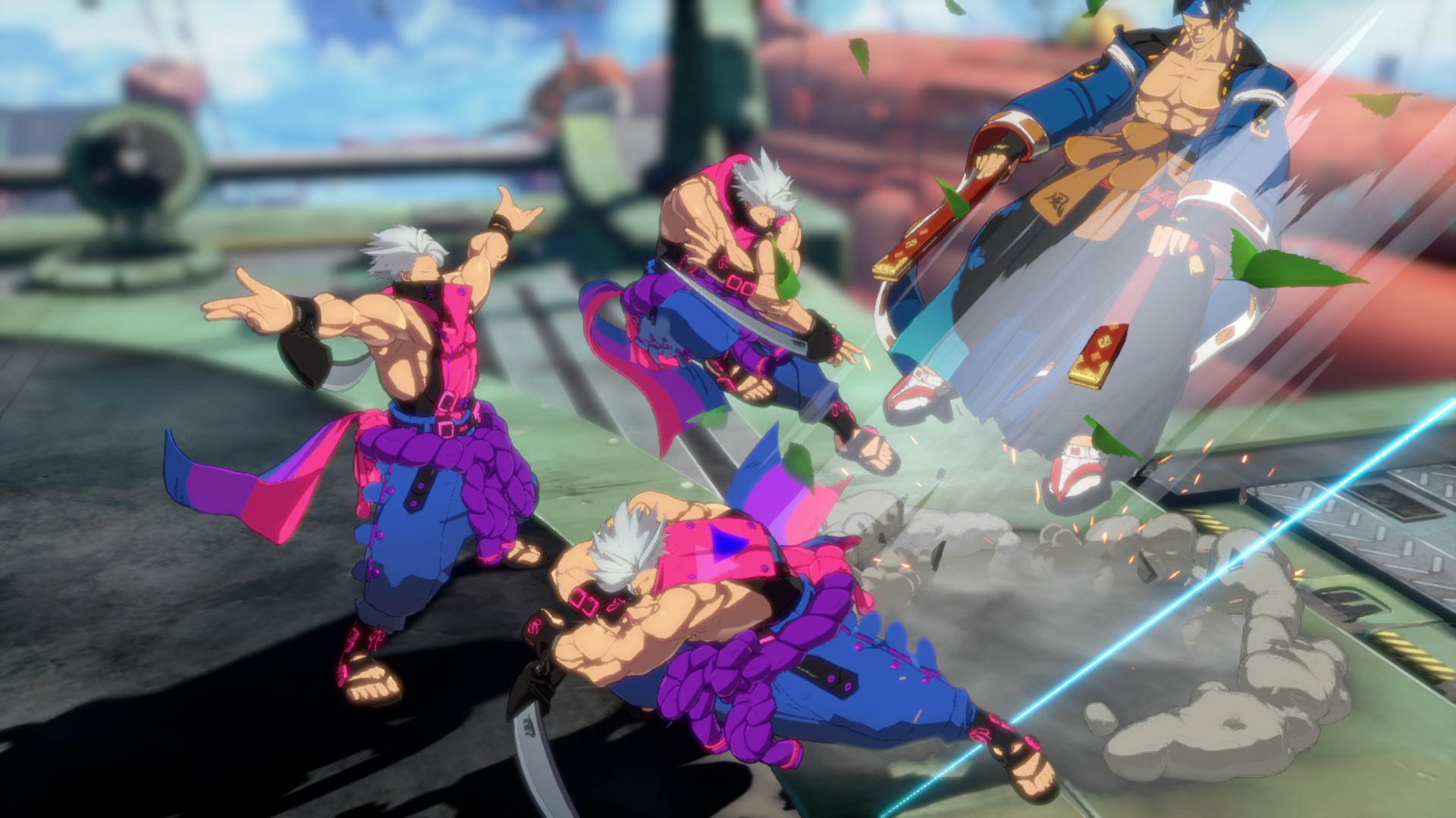 Bi Pride Chipp Mod for GUILTY GEAR -STRIVE- | GGST Mods
