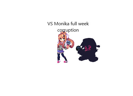 VS Monika full week corruption Mod for Friday Night Funkin' | FNF Mods