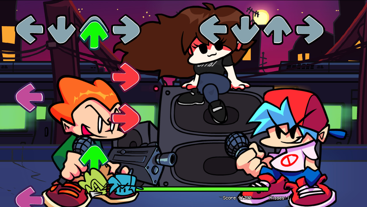 Cyan over Girlfriend [Friday Night Funkin'] [Mods]