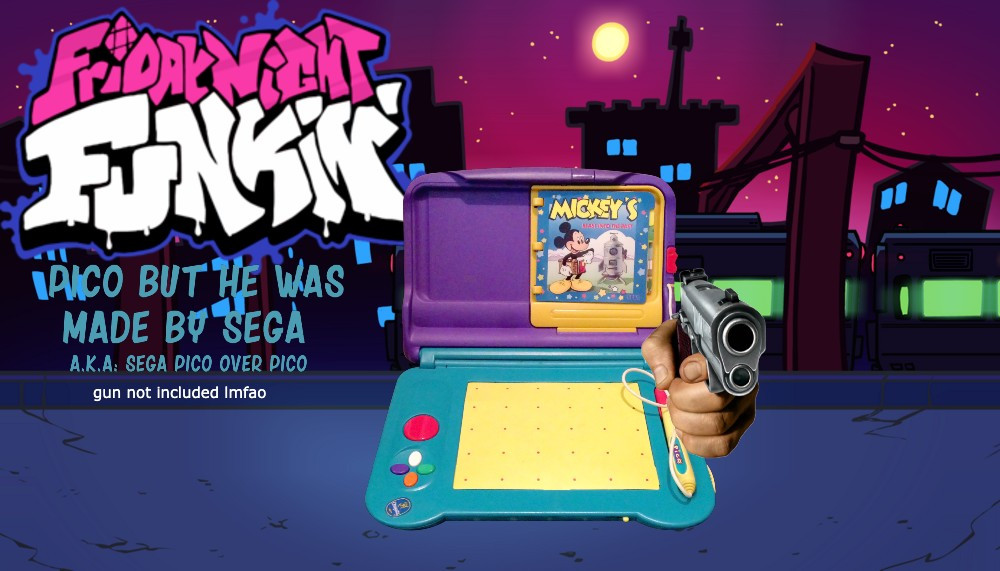 Pico but he was made by Sega (Sega Pico over Pico) [Friday Night Funkin ...