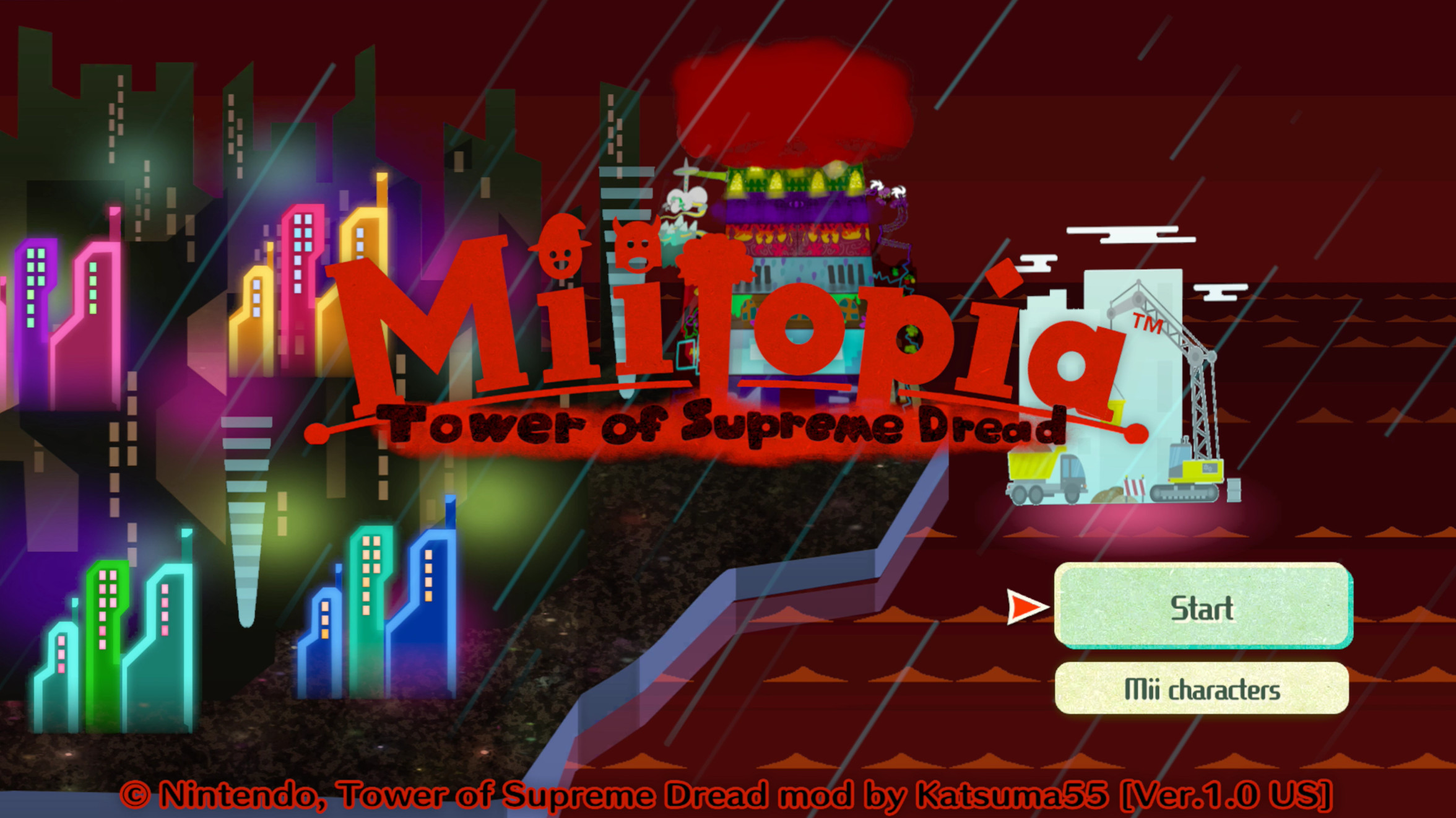 Tower of Supreme Dread (Switch Port) Mod for Miitopia (Switch ...