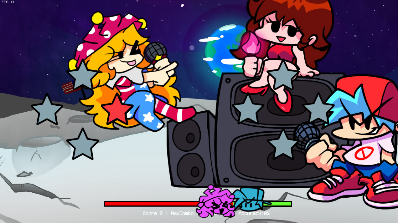 Clownpiece over Kastimagina// FNF x Touhou Mod for Friday Night Funkin' | FNF Mods