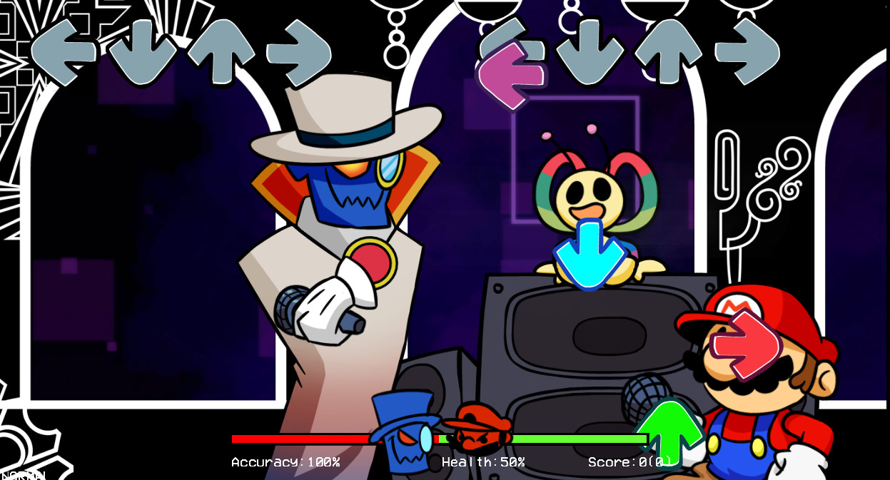 Friday Night Funkin × Super Paper Mario Mod for Friday Night Funkin ...