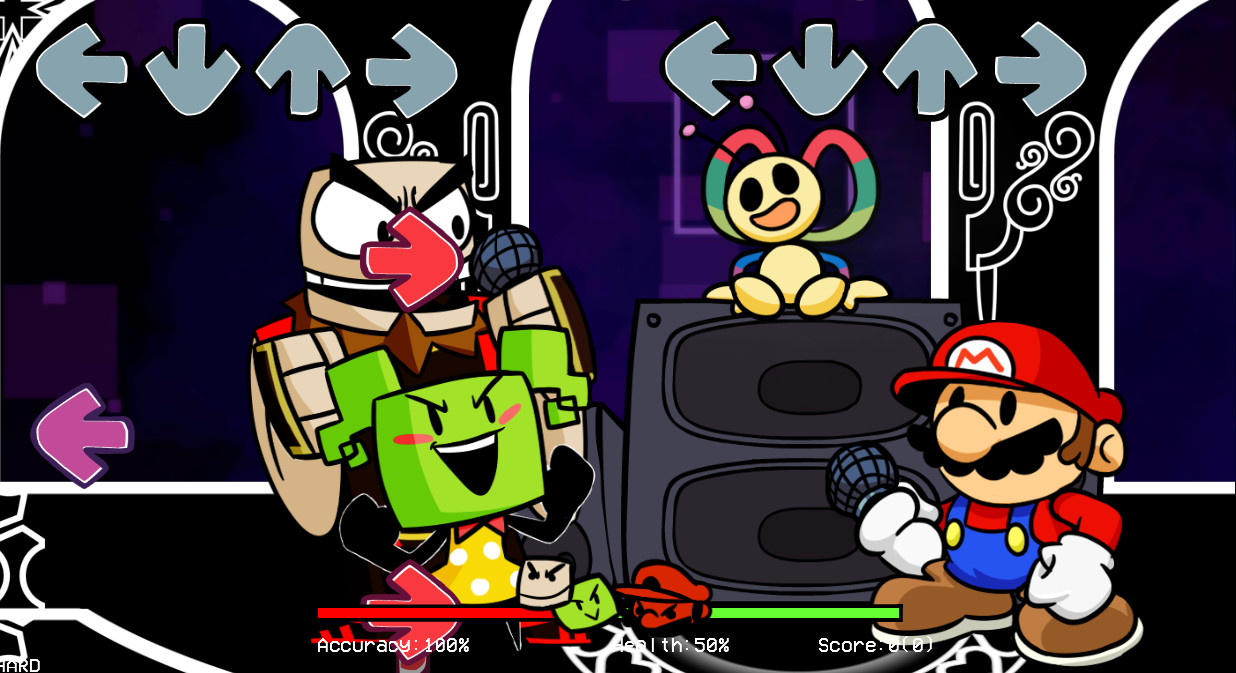 Friday Night Funkin × Super Paper Mario Mod for Friday Night Funkin ...