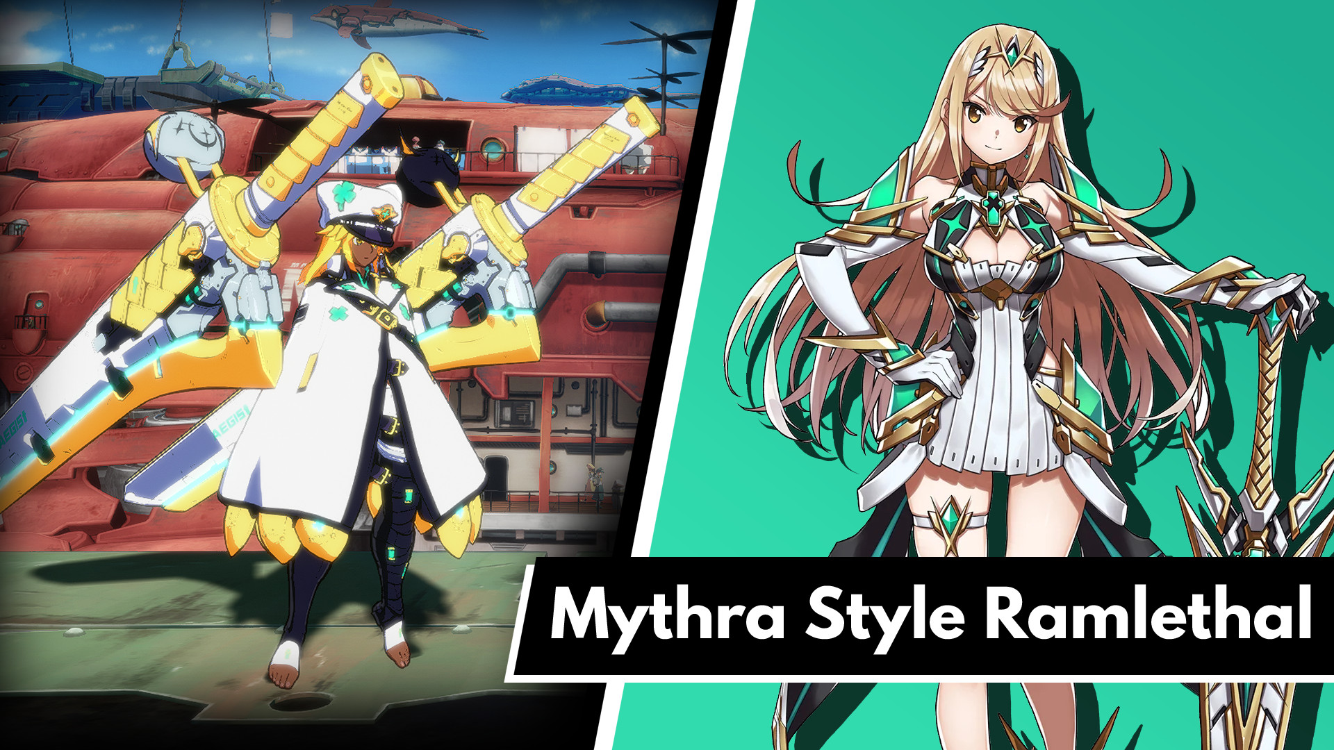 Mythra Style Ramlethal Mod for GUILTY GEAR -STRIVE- | GGST Mods
