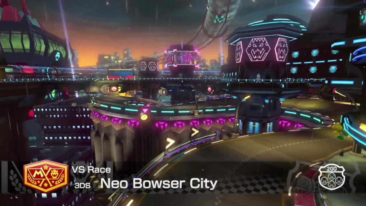 MKT-Like Neo Bowser City Mod for Mario Kart 8 Deluxe | MK8D Mods