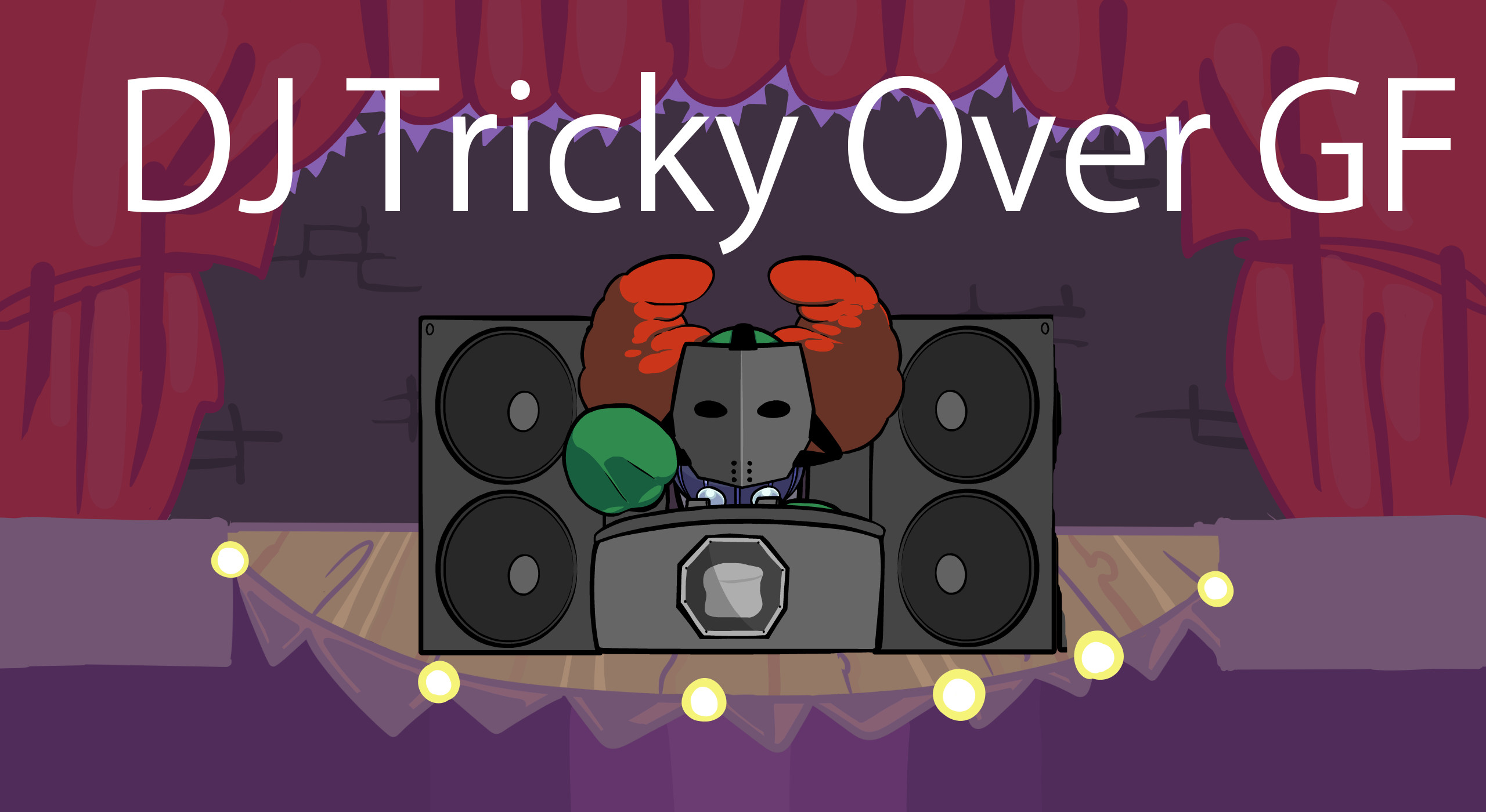 Dj tricky over GF! Mod for Friday Night Funkin' | FNF Mods