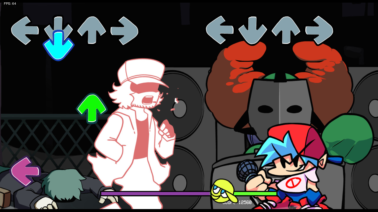 Dj tricky over GF! Mod for Friday Night Funkin' | FNF Mods