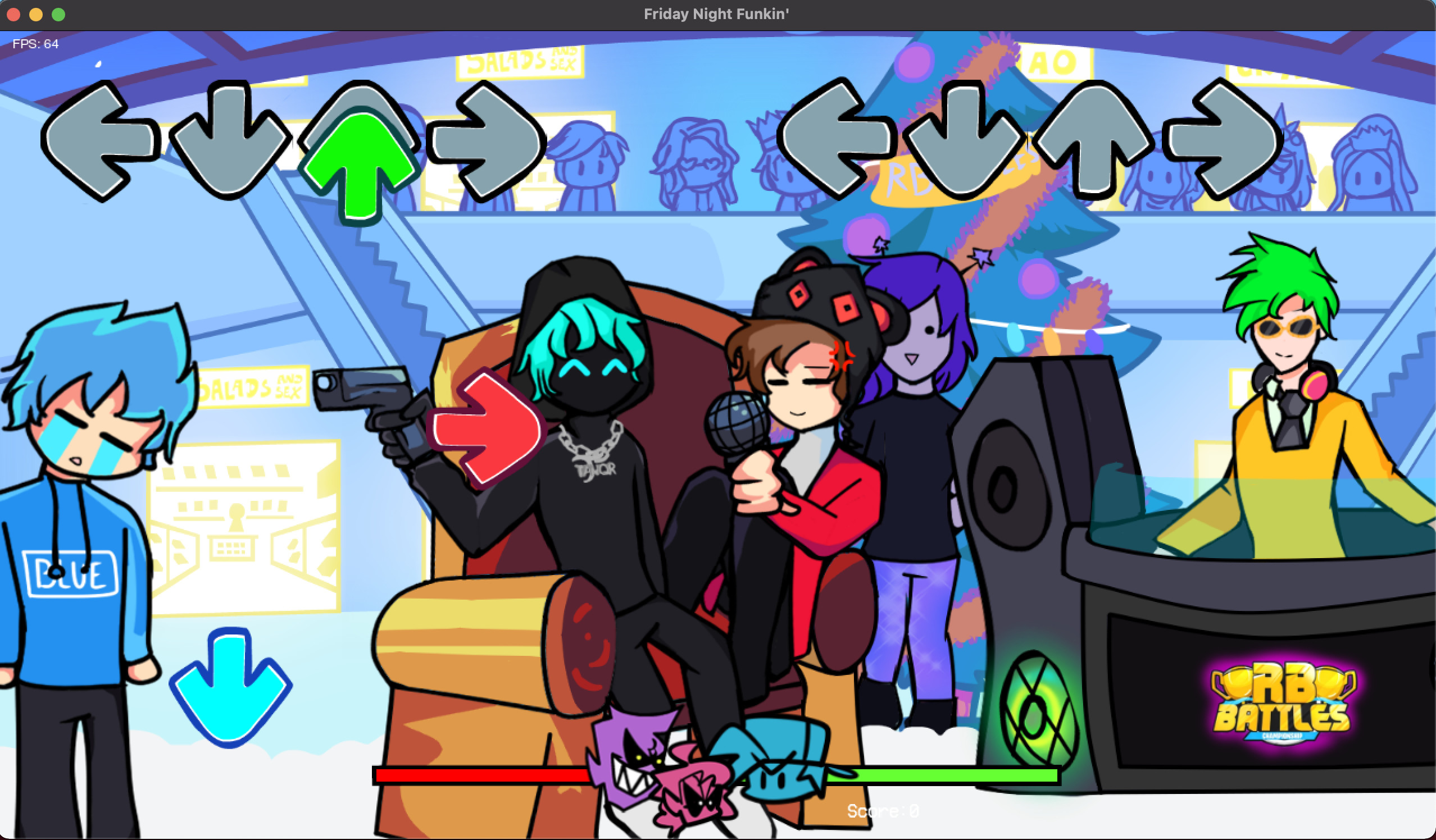 The Friends We Made (RB Battles) Mod for Friday Night Funkin' | FNF Mods