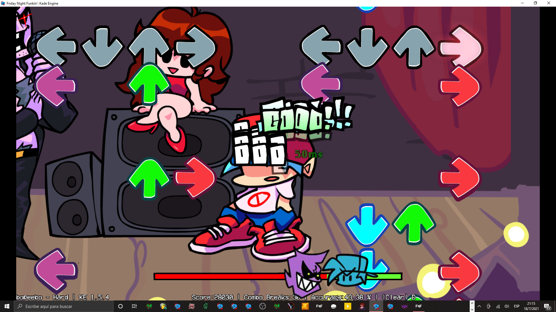 bf sad (go see the remastering) Mod for Friday Night Funkin' | FNF Mods