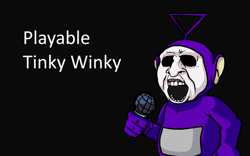Playable Tinky Winky Mod for Friday Night Funkin' | FNF Mods