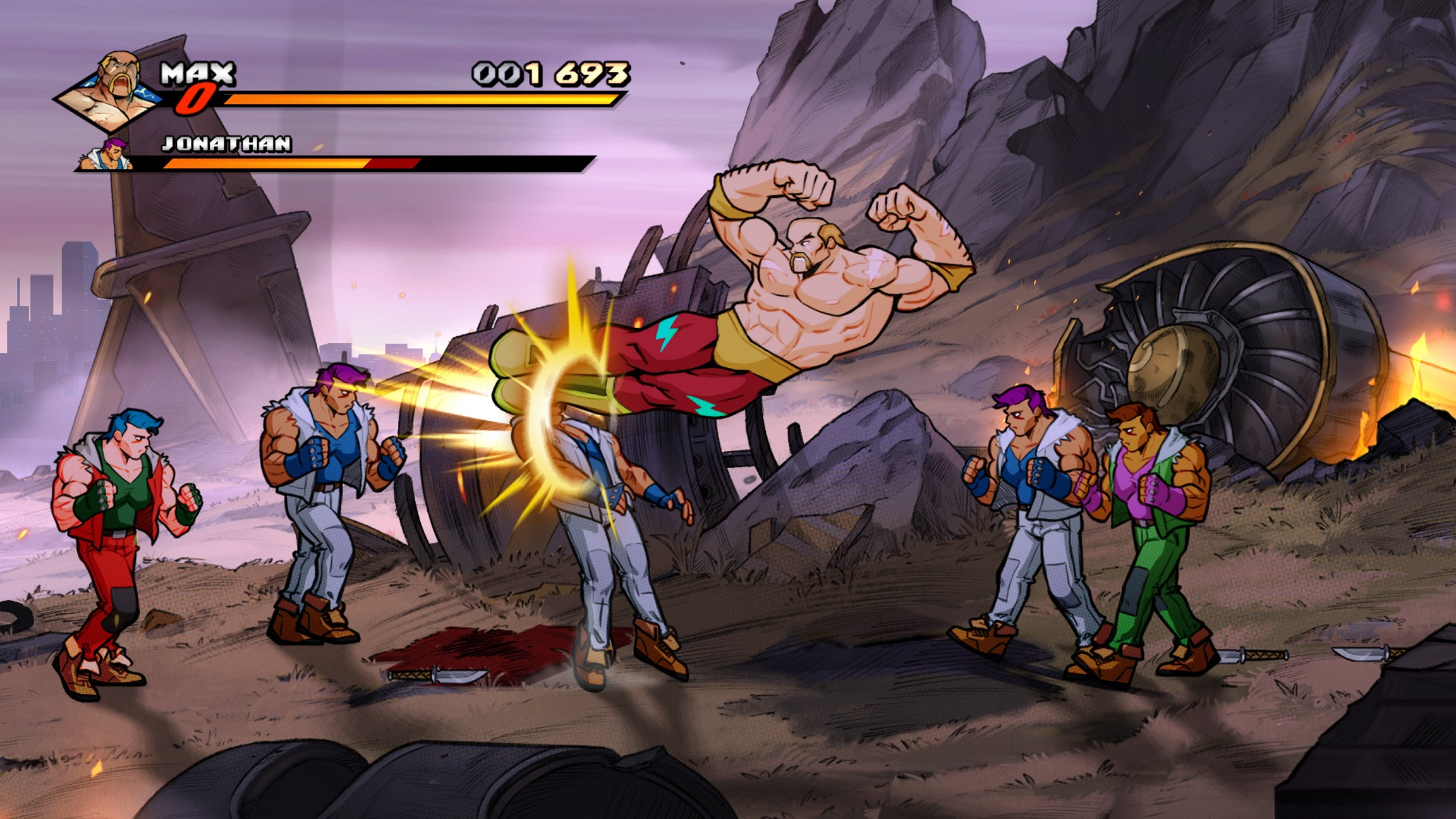 Max SOR4 Hulk Hogan Mod for Streets of Rage 4 | SOR4 Mods