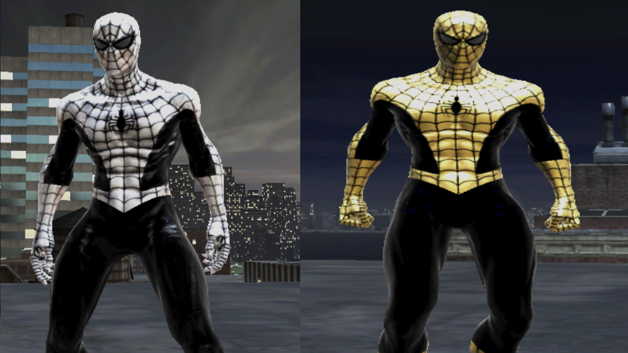 Spider Armor (Double Pack) Mod for Spider-Man: Web of Shadows | SM:WoS Mods