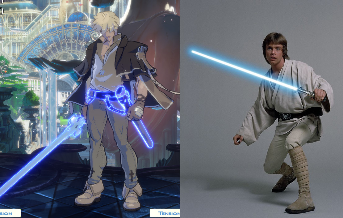 Luke Kywalker - Jedi Ky Kiske Mod for GUILTY GEAR -STRIVE- | GGST Mods
