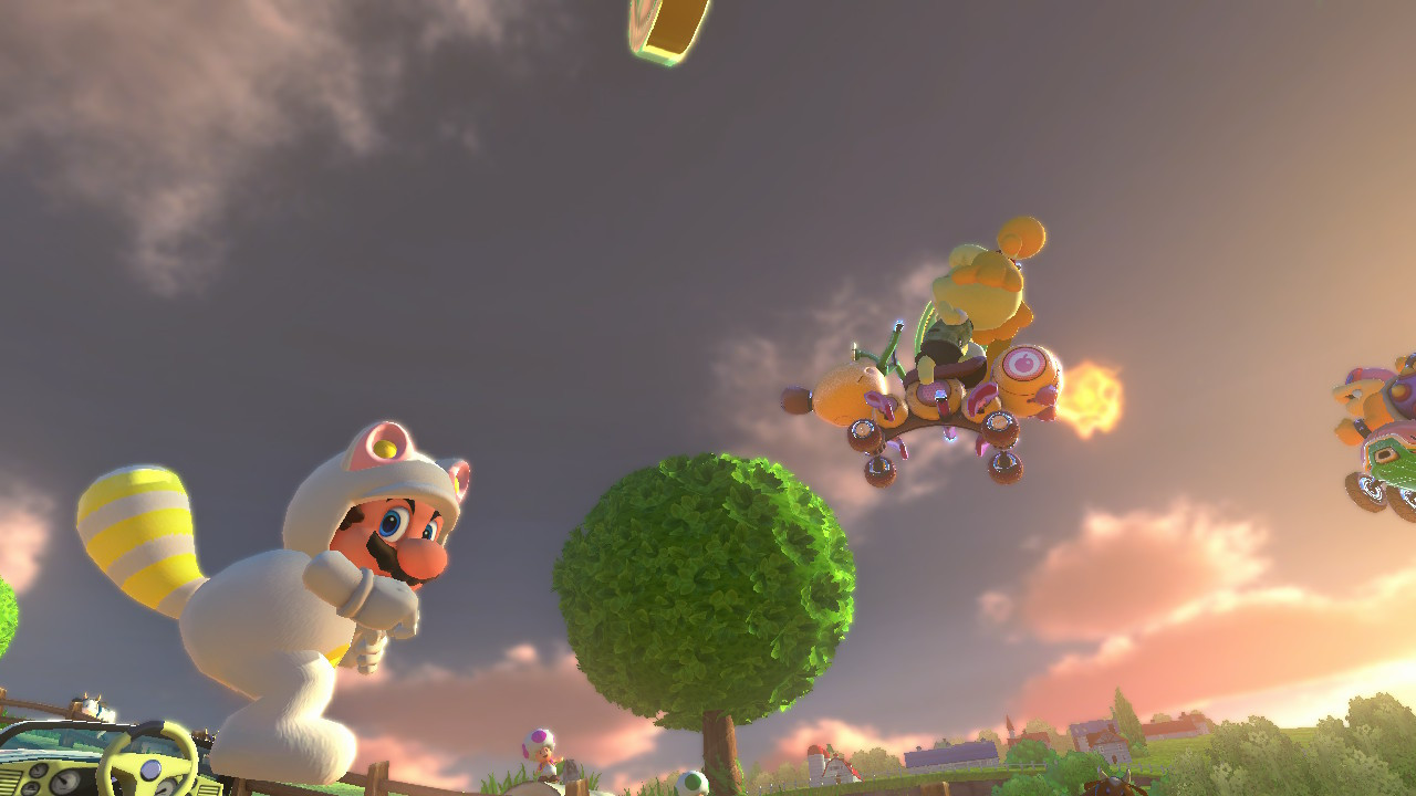White Tanooki Mario Mod for Mario Kart 8 Deluxe | MK8D Mods