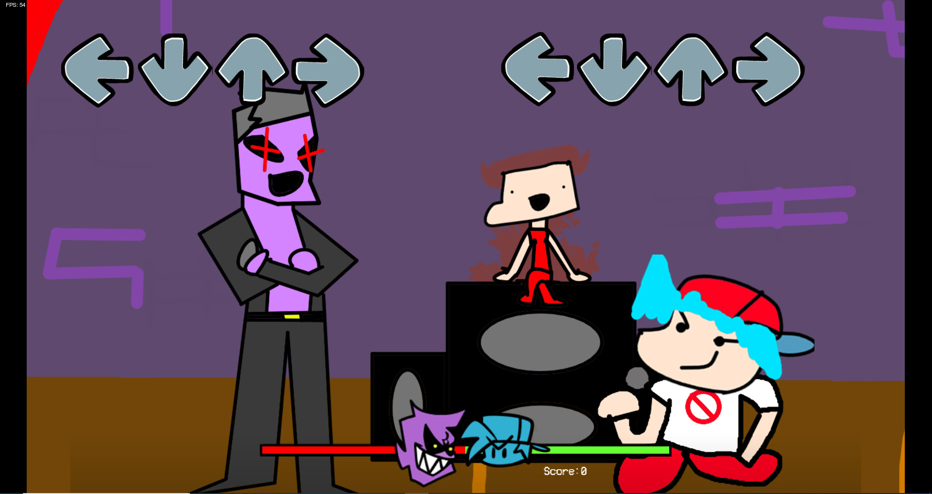 Fnf but drawn by an idiot week 2/3 update Mod for Friday Night Funkin ...