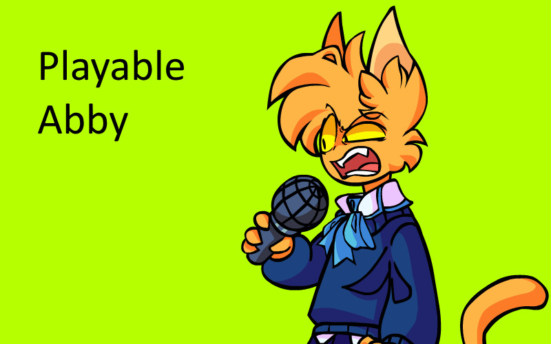 Playable Abby Mod for Friday Night Funkin' | FNF Mods