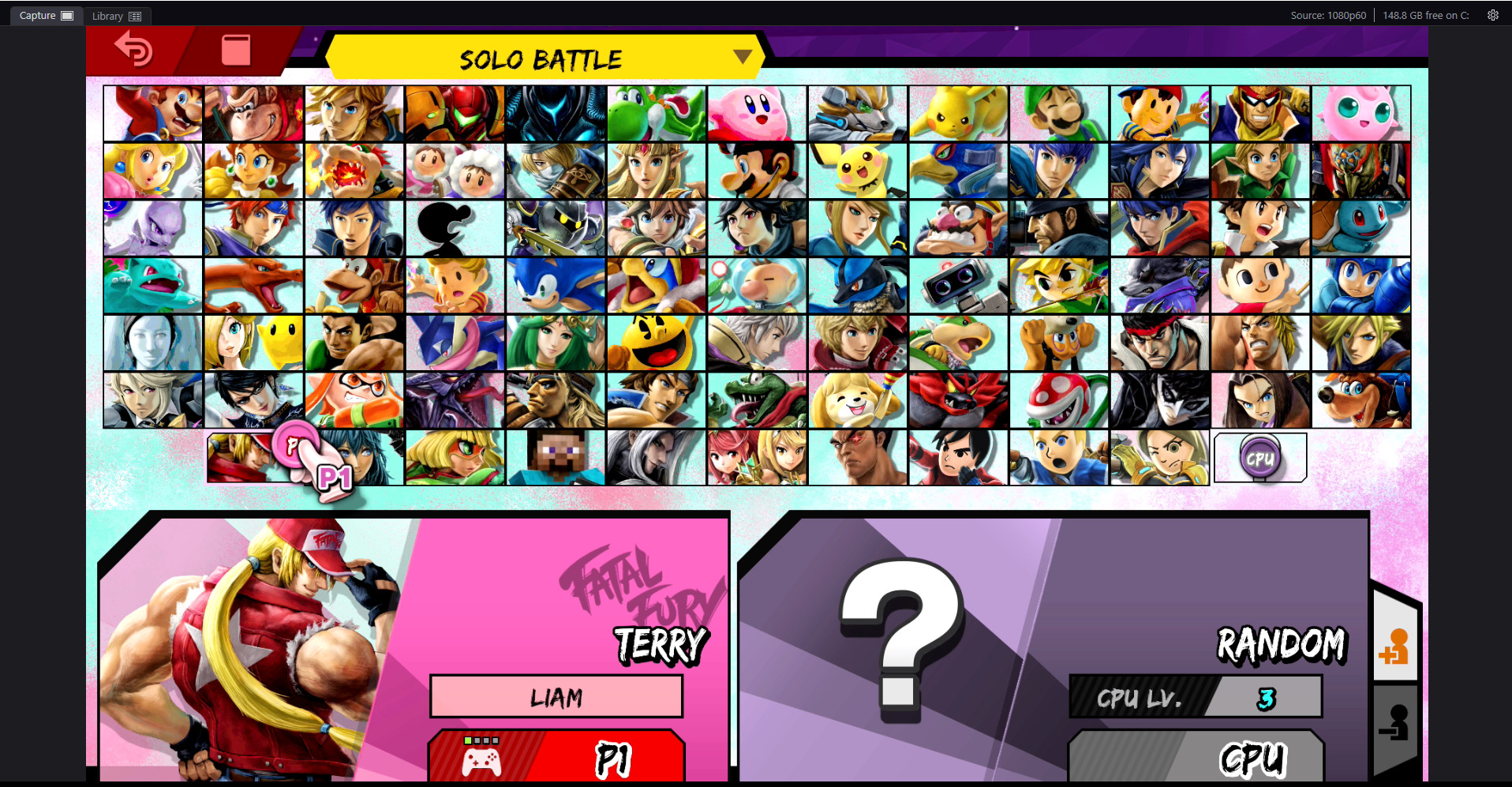 Mural chara_1 Portraits Mod for Super Smash Bros. Ultimate | SSBU Mods