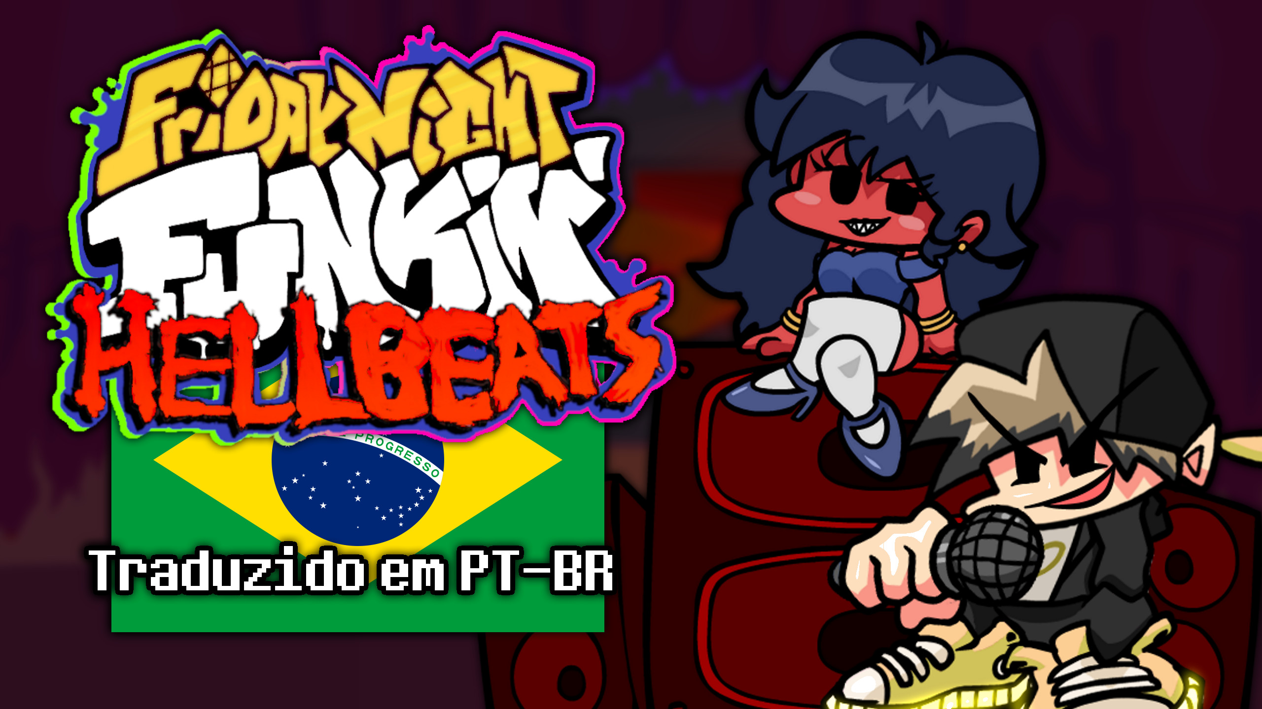 FNF | Hellbeats Mod | Traduzido em PT-BR Mod for Friday Night Funkin ...