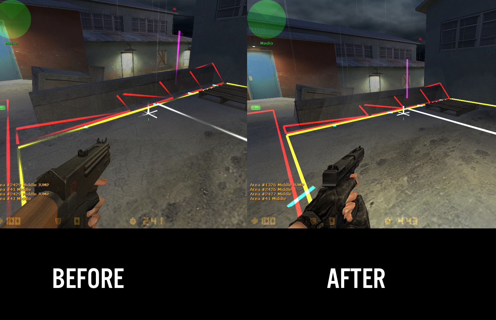 More clear Nav editor Sprite Mod for Counter-Strike 1.6 | CS1.6 Mods