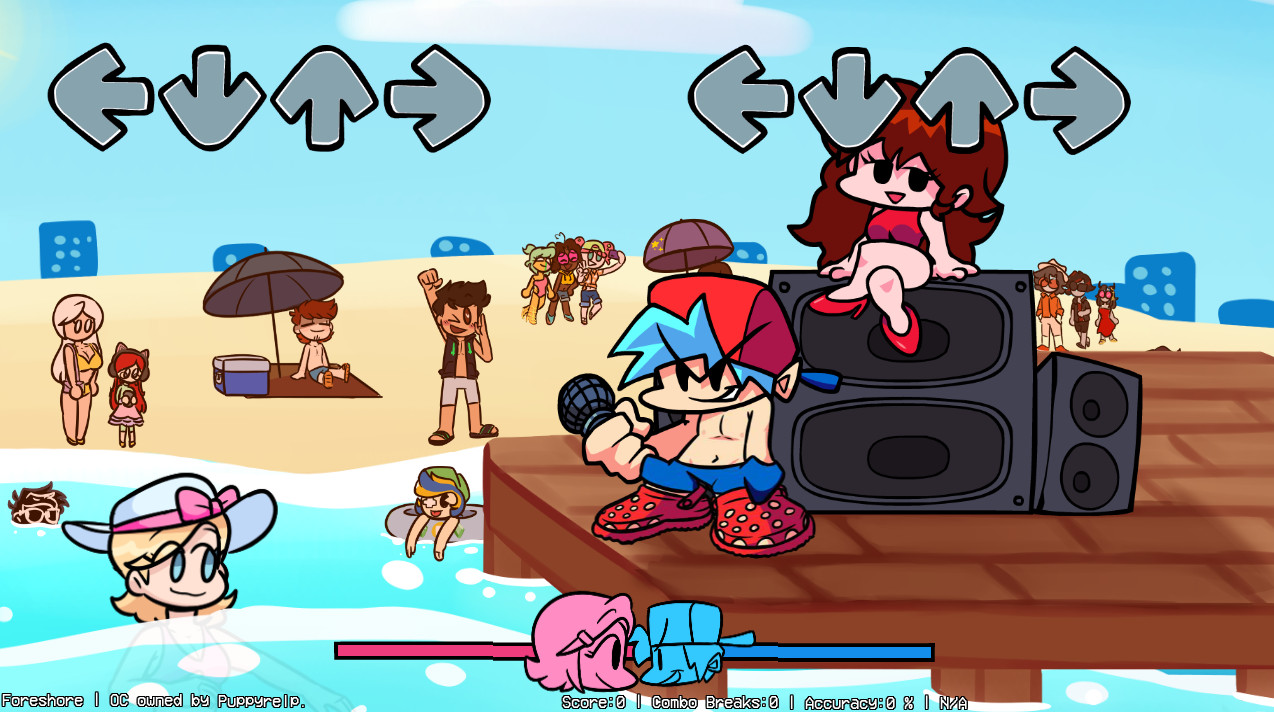 Beach Time Blowout! Mod for Friday Night Funkin' | FNF Mods