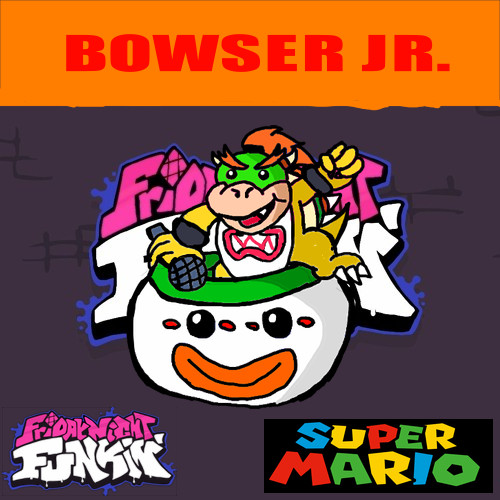 Bowser Jr. over Pico Skin Mod for Friday Night Funkin' | FNF Mods