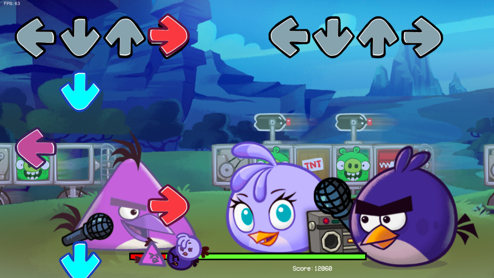 FNF: Angry Birds [B3 REMIXED] [Friday Night Funkin'] [Mods]