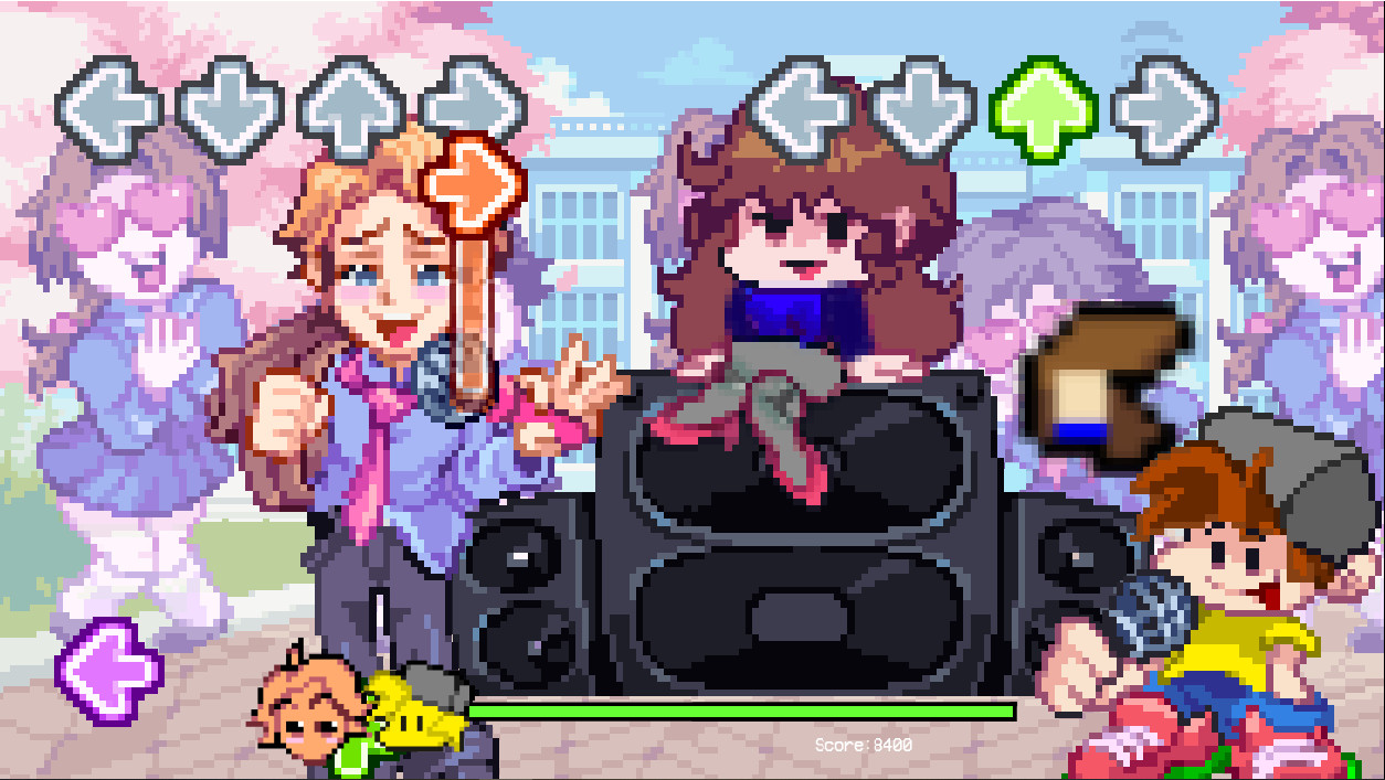 ALBERT pixel Skin for FNF [Friday Night Funkin'] [Mods]