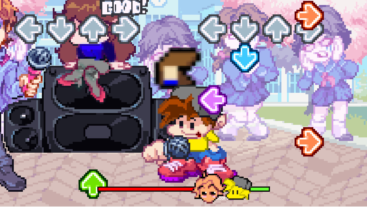 ALBERT pixel Skin for FNF [Friday Night Funkin'] [Mods]