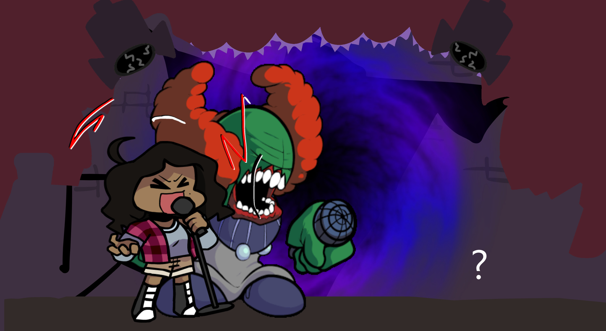 Sunday y !!TRICKY!! vs carlos tms FNF MOD [Friday Night Funkin'] [Mods]