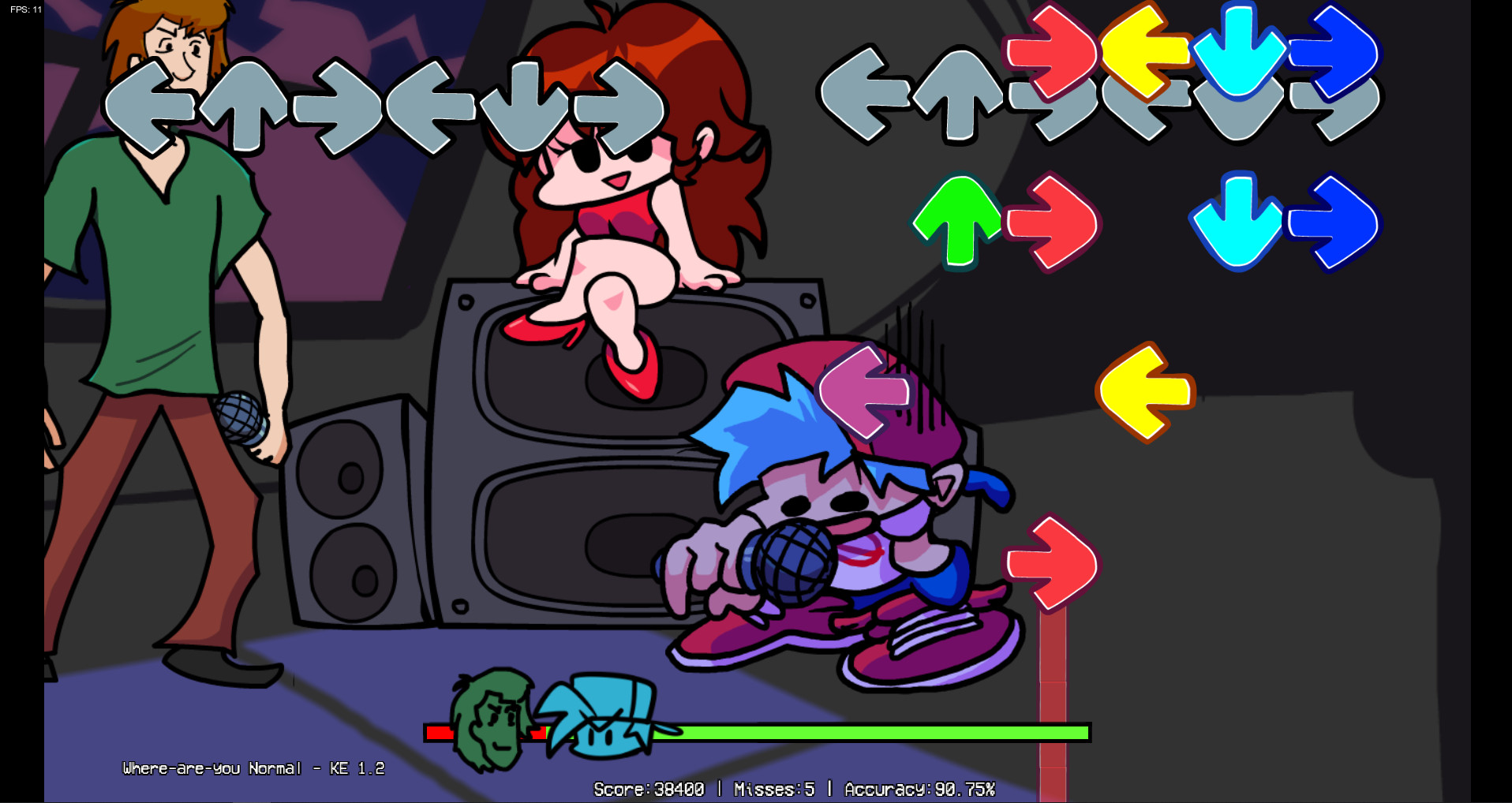 VS Shaggy but all of the songs are 6 keys Mod for Friday Night Funkin ...