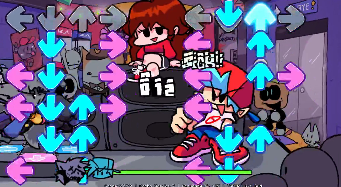 Nyaw Hardcore Mod for Friday Night Funkin' | FNF Mods