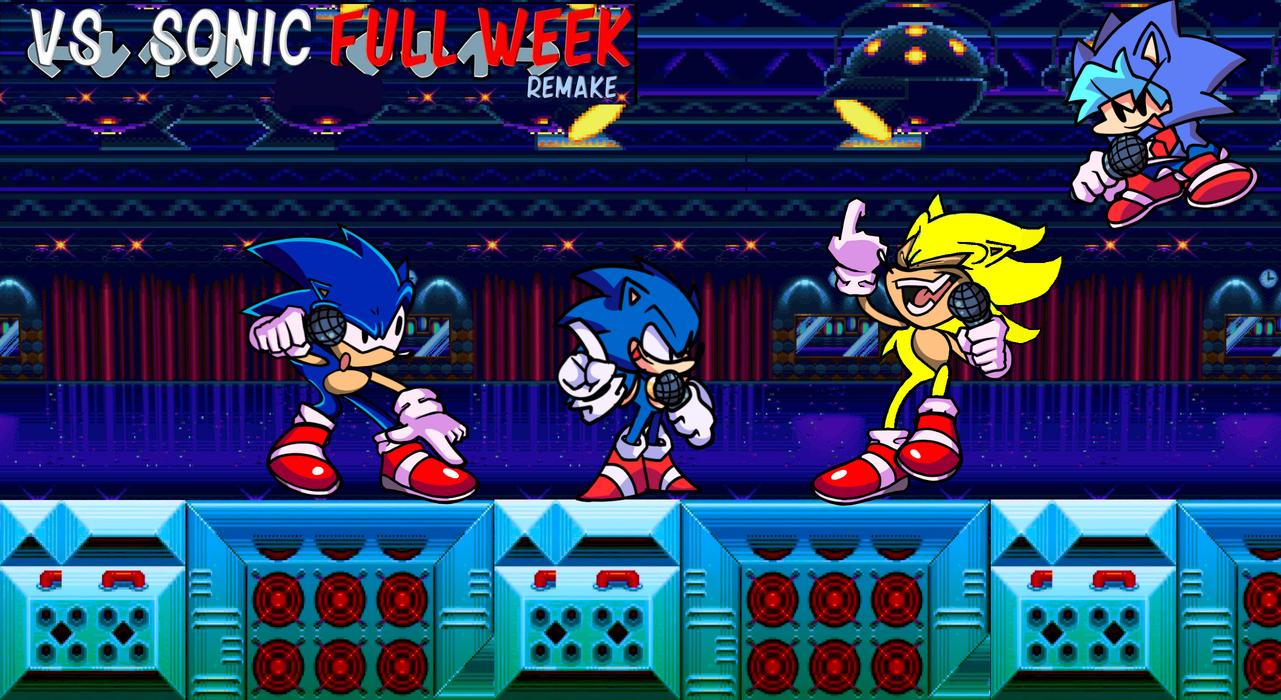 Multiplayer VS Sonic Week Mod for Friday Night Funkin' | FNF Mods