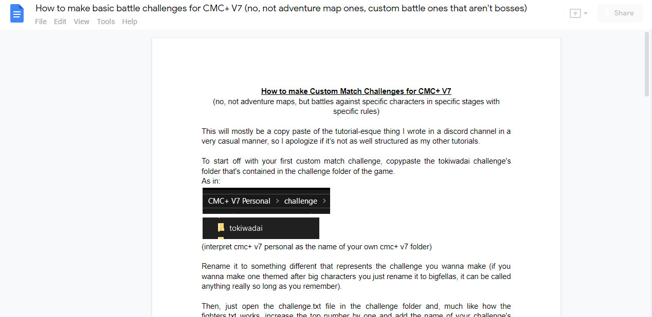 Battle Challenge Template + Tutorial Mod for Super Smash Bros. Crusade ...