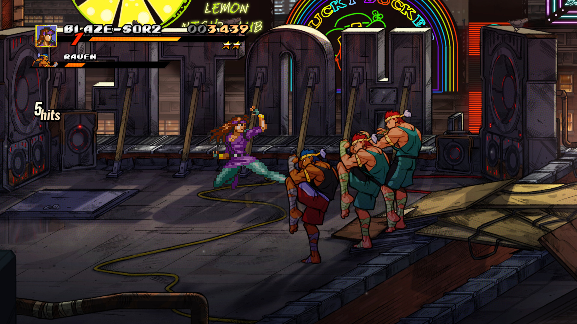 Additional palettes for Bare Knuckle Mobile Blaze Mod for Streets of ...