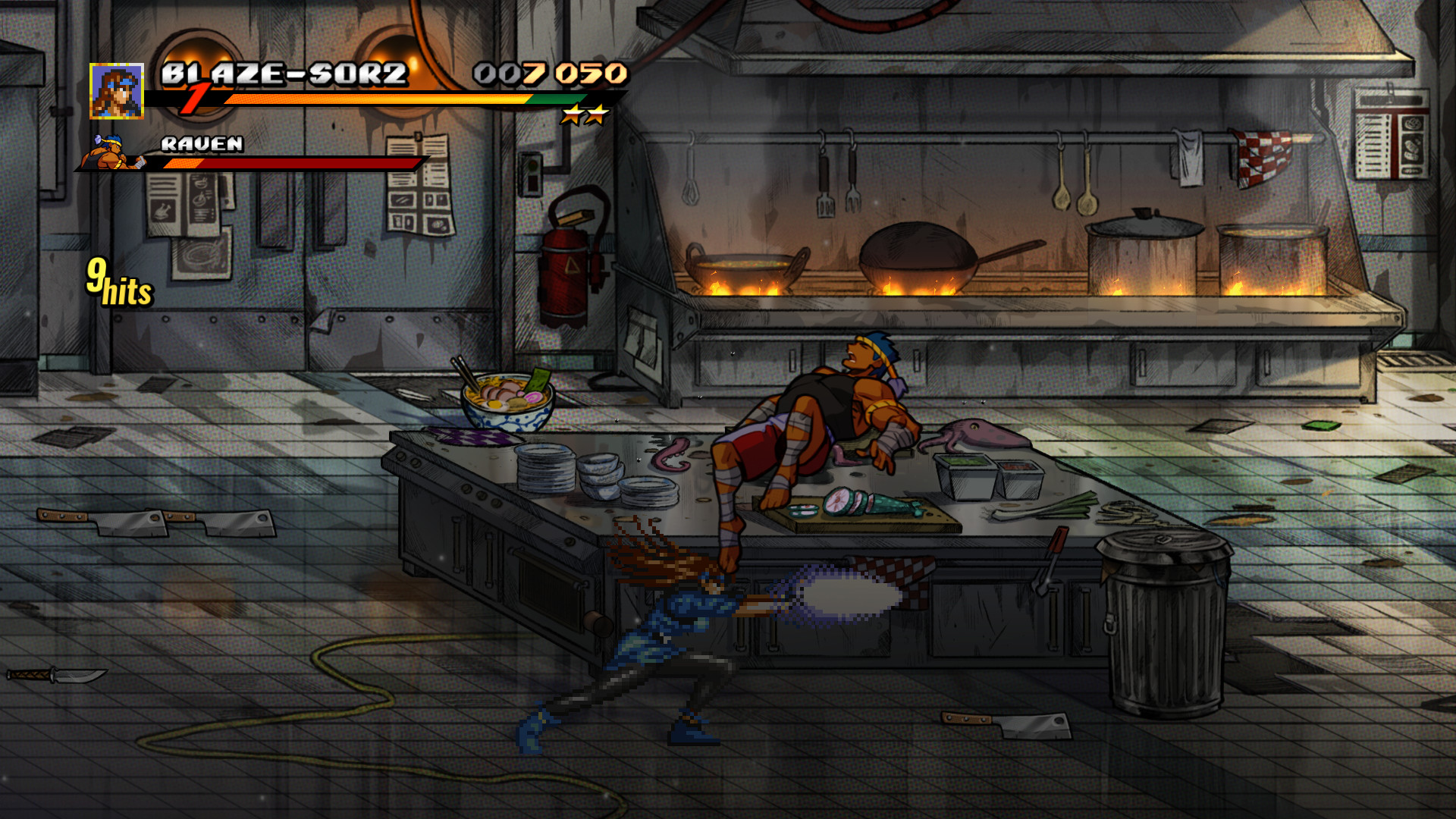 Additional palettes for Bare Knuckle Mobile Blaze Mod for Streets of ...