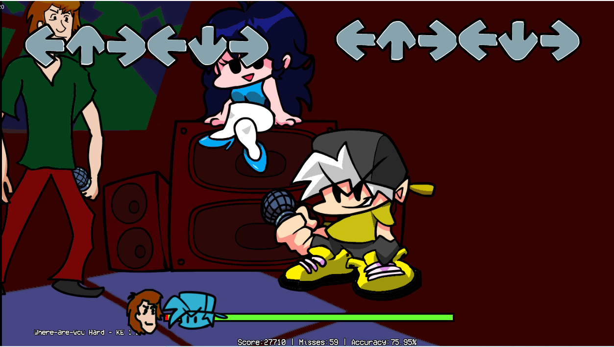 shaggy mod hellbeats (V2) [Friday Night Funkin'] [Mods]