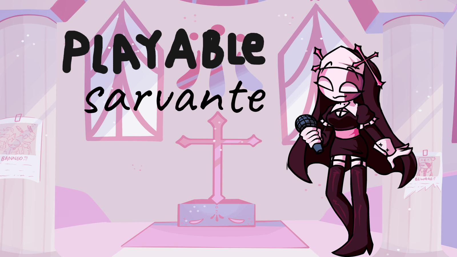 Playable sarvante Mod for Friday Night Funkin' | FNF Mods