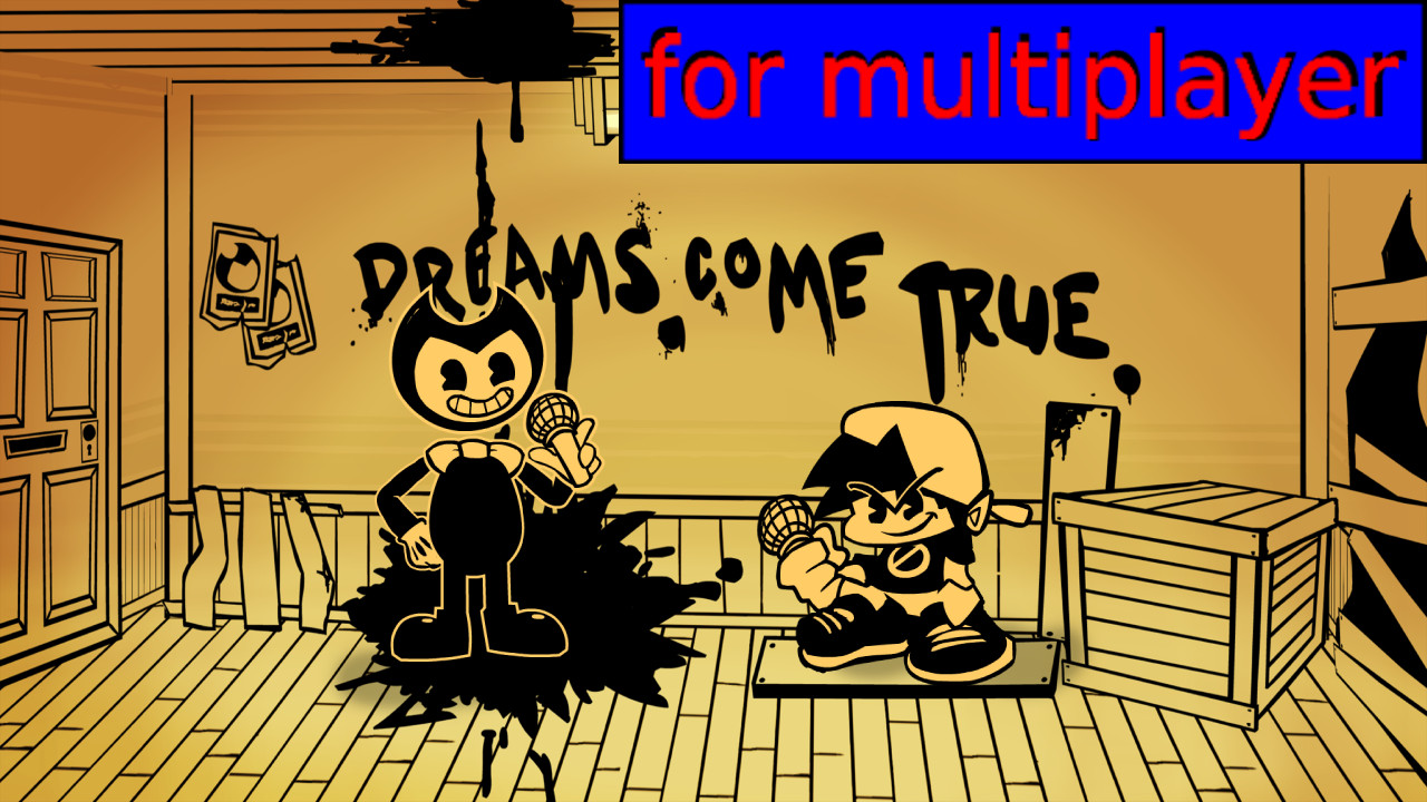 bendy ink-demon multiplayer Mod for Friday Night Funkin' | FNF Mods