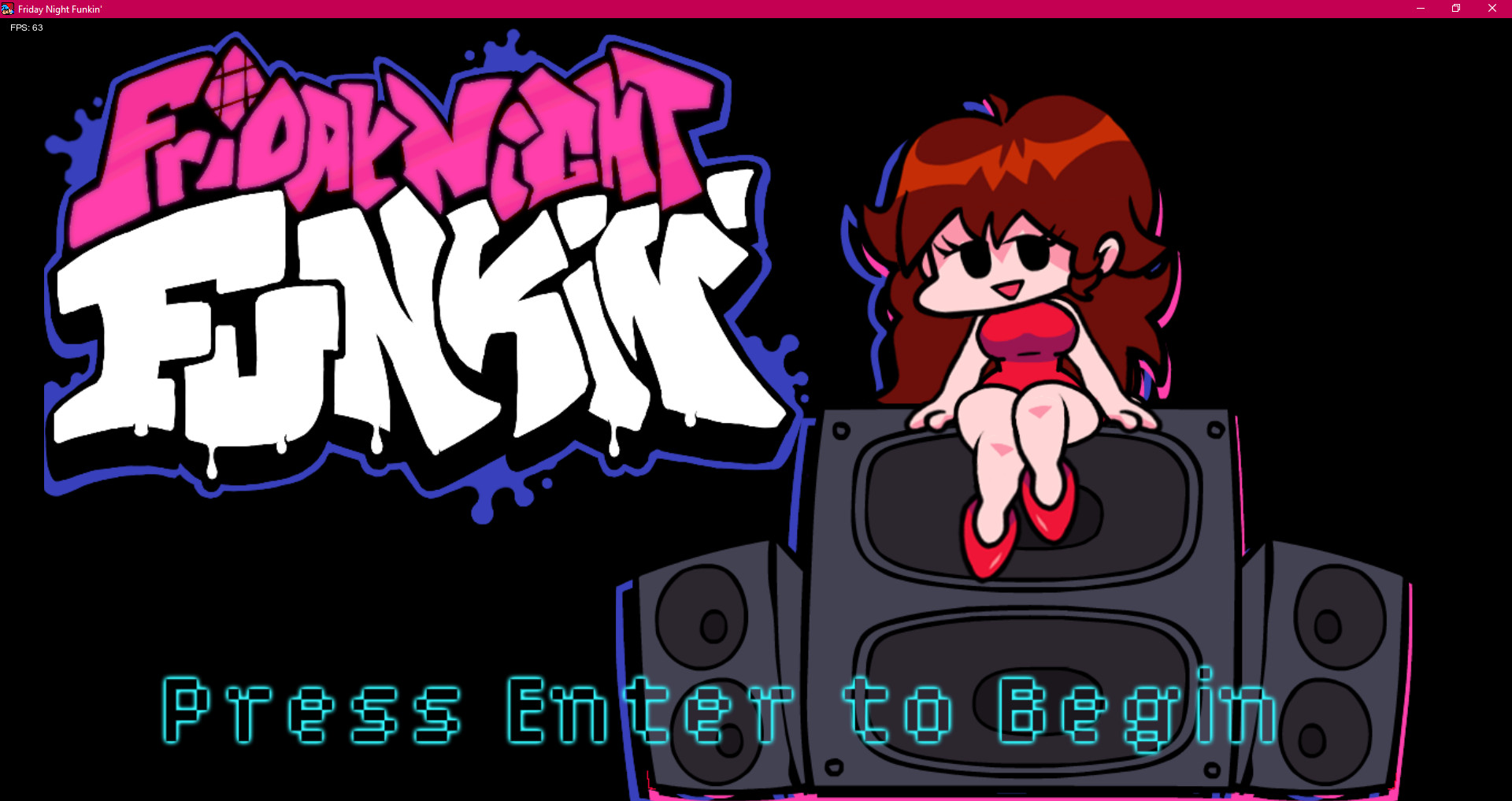 Front facing GF Mod for Friday Night Funkin' | FNF Mods