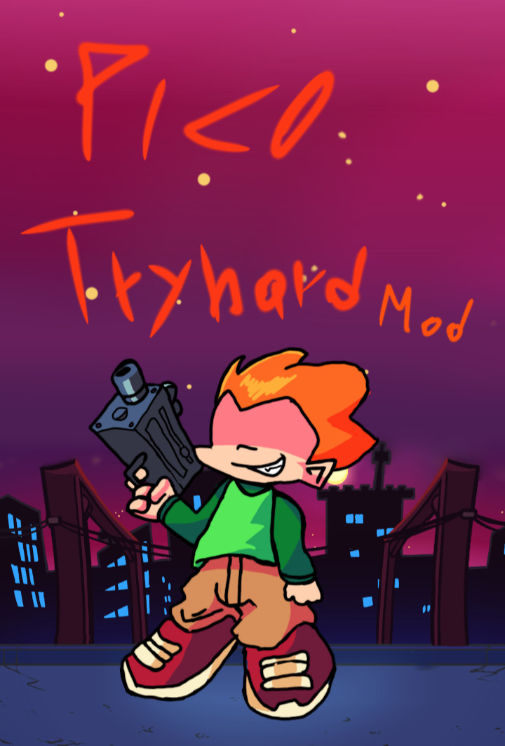 TRYHARD PICO over BF [Friday Night Funkin'] [Mods]