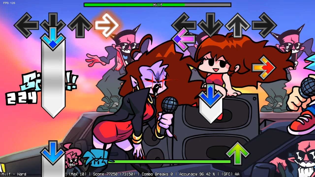 Animated Scalable Cel Noteskin Mod for Friday Night Funkin' | FNF Mods